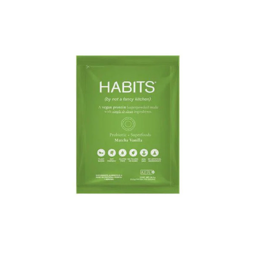 Habits Sachets Proteina Matcha Vainilla – Mr.Tofu: Tienda Vegana México